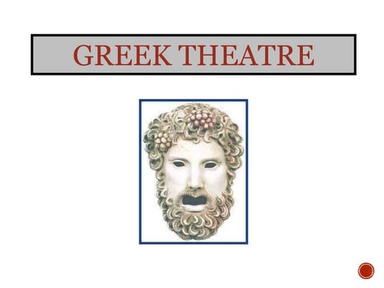 Greek theatre | PPTX | Comedy | Genres