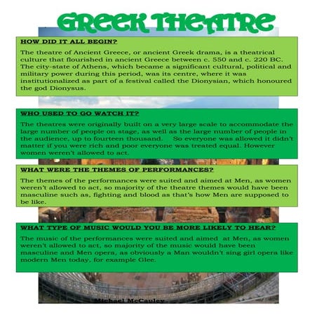 Greek theatre research | DOC