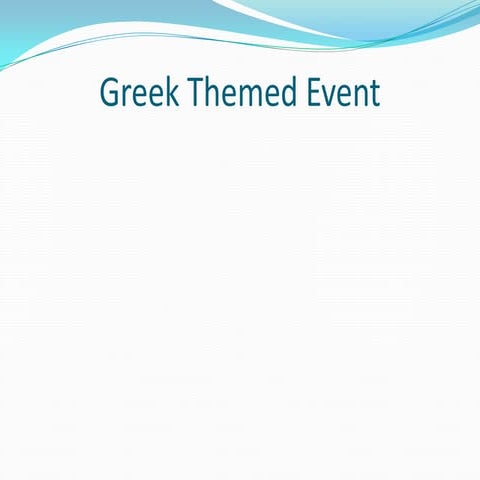 Greek themed event | PPTX