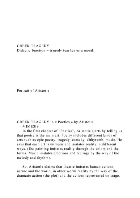 Shakespearean tragedy and greek tragedy | PPT