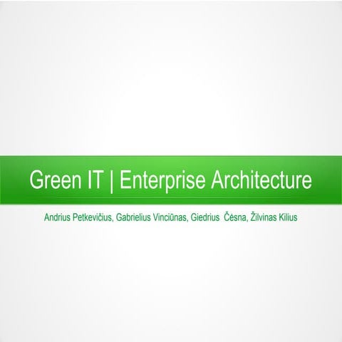 Green | PPT