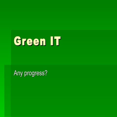 Green It | PPT
