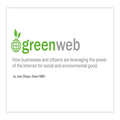 The Green Web | PDF