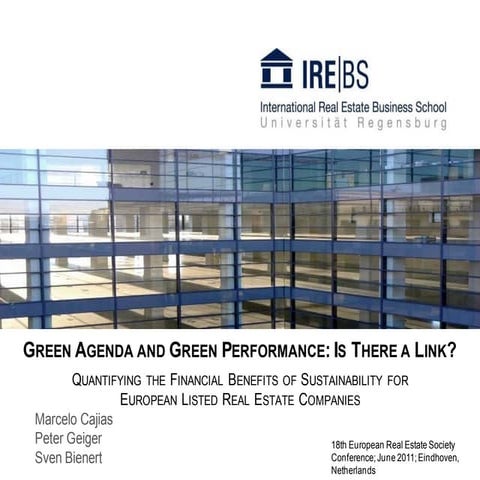 Green agenda and green performance | PPT