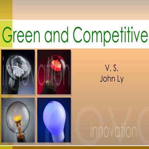 Green And Competitive | PPT