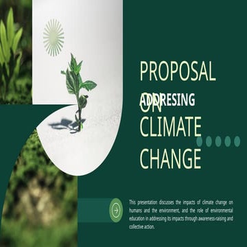 Green and Dark Green Geometric Climate Change Presentation.pptx