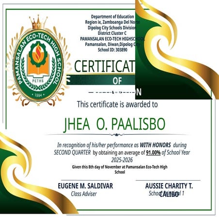 Green and Gold Formal Modern Elegant Recognition Certificate (1) (2).pptx