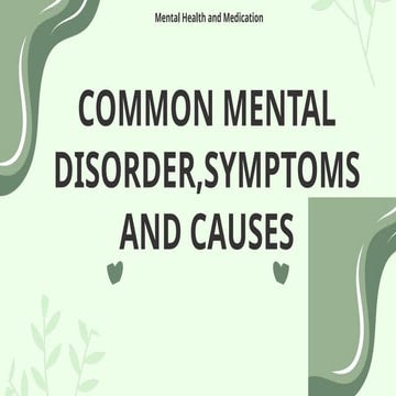 Green And Grey Modern Illustrated Understanding Eating Disorders ...