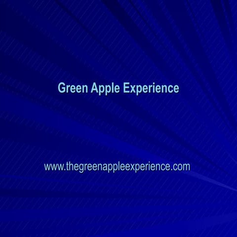 Green apple experience | PPT