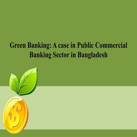 Green banking | PPTX