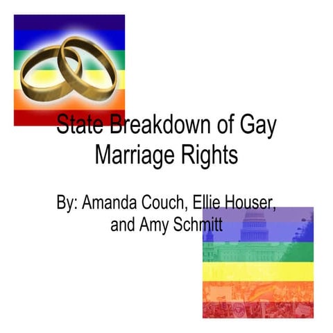 State Breakdown of Gay Marriage Laws | PPT