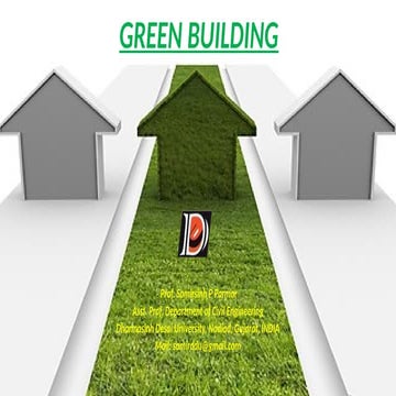 Green Building- Introduction How and Why ?.pptx