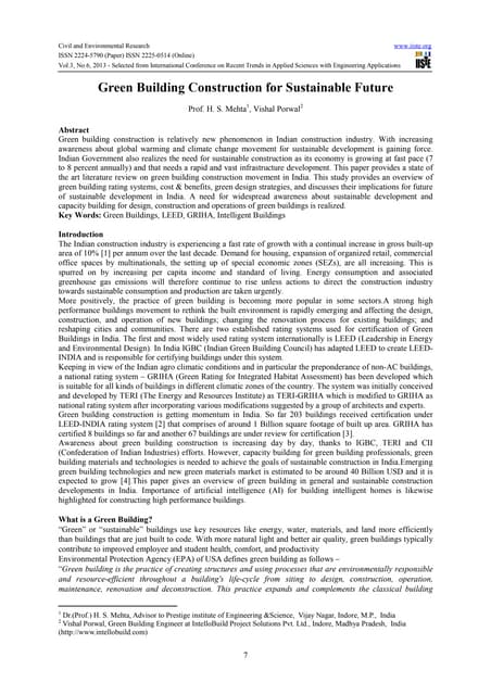 Environmental Considerations in Construction | PPTX