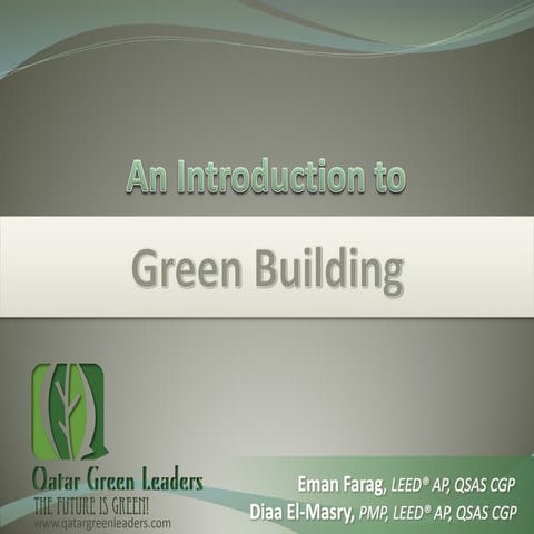 An Introduction to Green Building | PPT