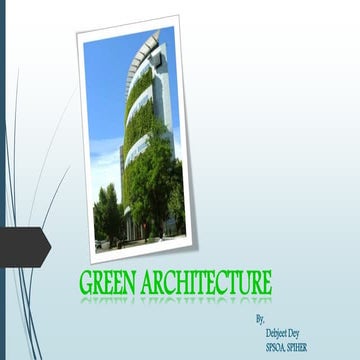 Green building introduction | PPTX