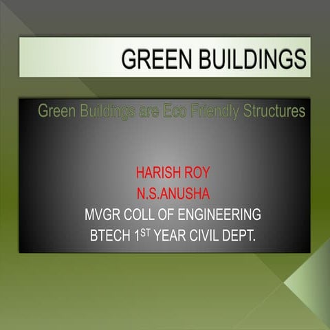 Green buildings | PPT