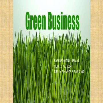 Green business | PPT