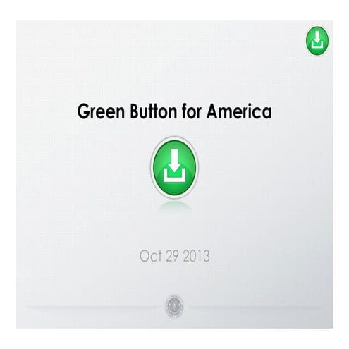 Green Button Technical Overview | PDF
