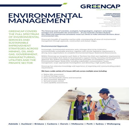 Greencap factsheet environmental-management | PDF