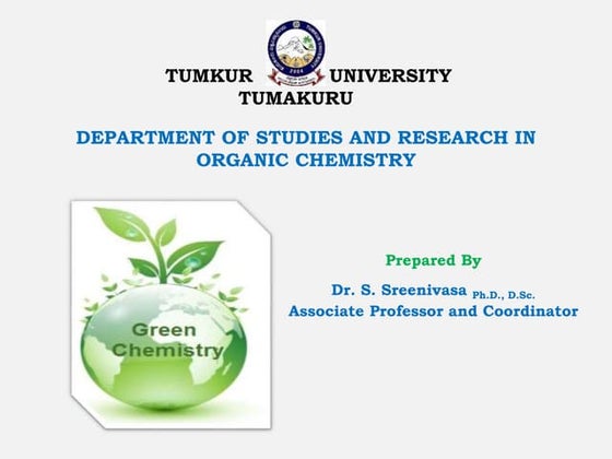 Green chemistry-presentation | PPTX | Chemistry | Science