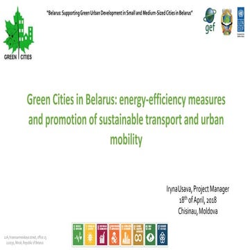 Sustainable Urban Development of Chisinau: Unlocking Smart City ...