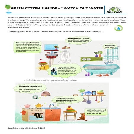 GREEN CITIZEN’S GUIDE – I WATCH OUT WATER | PDF