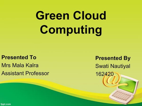 Cloud Computing For Mobile Users Can Offloading Computation Save Ener…
