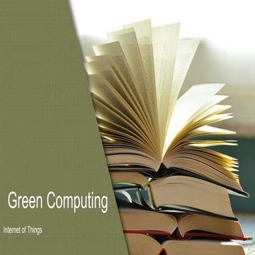 Basic and Fundamental of Green Computing | PPTX