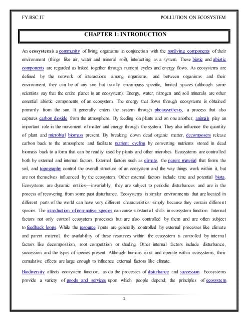 Pond ecosystem | PDF | Fish and Aquariums | Pets