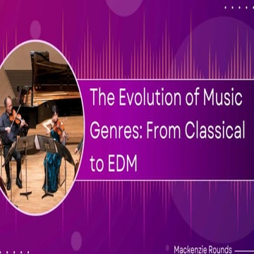 Mackenzie Rounds on The Evolution of Music Genres: From Classical to ...