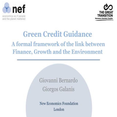 Green credit guidance | PPTX
