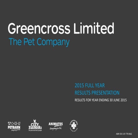 Green cross fy2015 | PDF