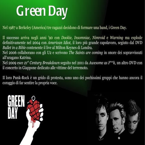 My favourite band, Green Day | ODP