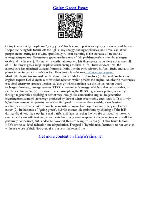 Presentation on GREEN TECHNOLOGY | PPTX