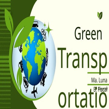 GREEN EDUCATION - GREEN TRANSPORTATION.pptx