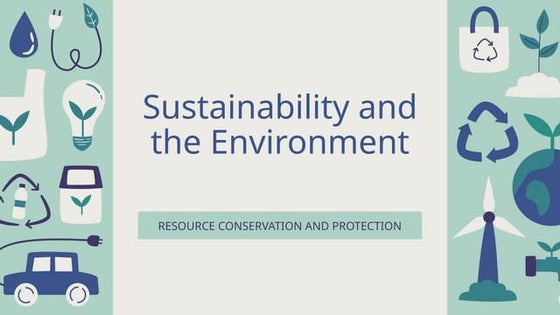 Introduction to sustainability | PPTX