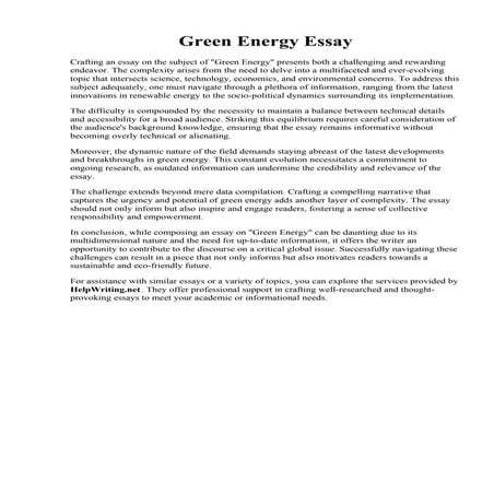 Green Energy Essay.pdf