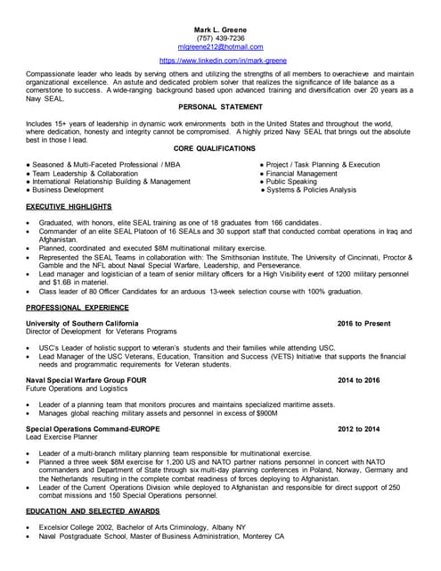 Bill Mc Grath Visual Cv Resume | PDF