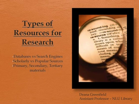 Types of resources | PPT