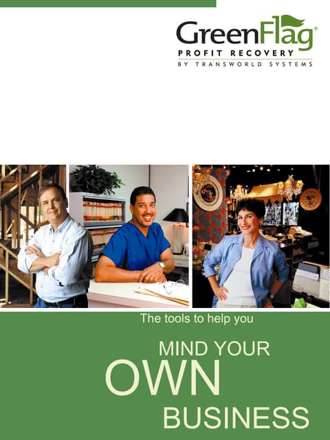 GreenFlag Profit Recovery by Transworld | PDF