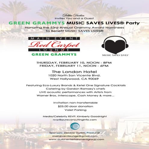 Green Grammy Invite1 | PDF