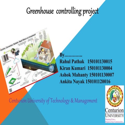 Greenhouse controlling project | PPT