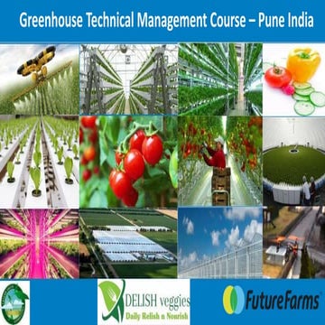 Greenhouse Technical Management Course Details | PPTX