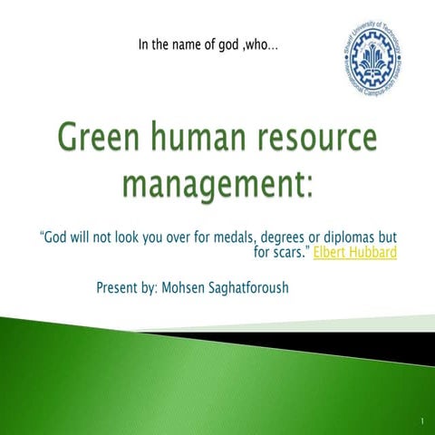 Green hrm | PPTX