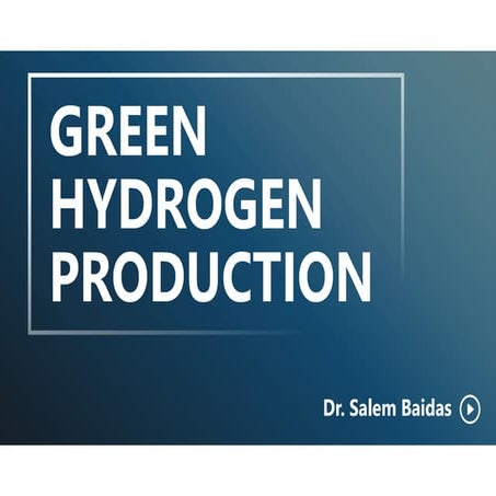 Green Hydrogen Production | PDF