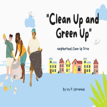 Clean Up Drive | PPT