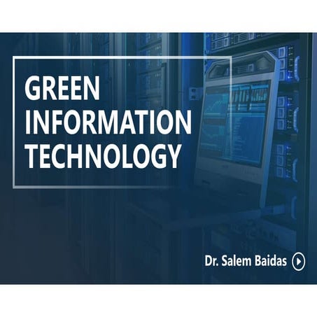 Green Information Technology | PPT