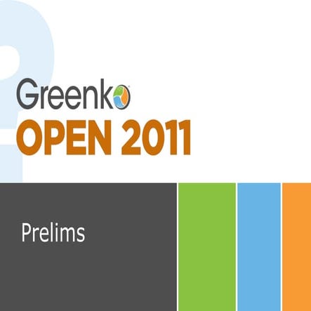 Greenko open 2011 prelims | PDF