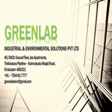 Greenlab services and tests | PDF