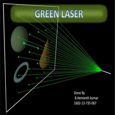 Green laser | PPTX | Physics | Science